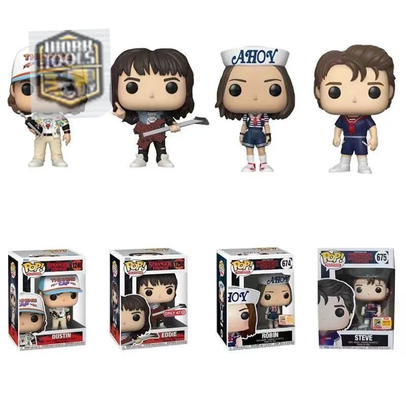 Фигурка Funko Pop! Stranger Things Dustin Виниловая фигурка, для мальчиков и девочек, коллекционная — фото 1