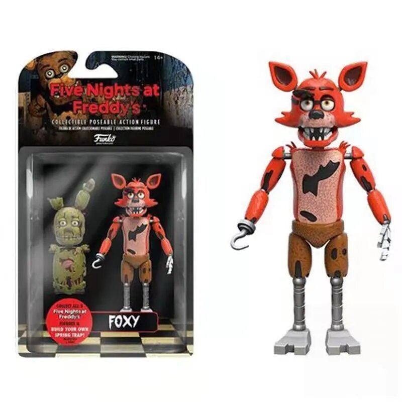 Фигурка Five Nights at Freddy's Freddy, Chica, Foxy, Bonnie, Golden Freddy ПВХ коллекционная настольная модель — фото 1