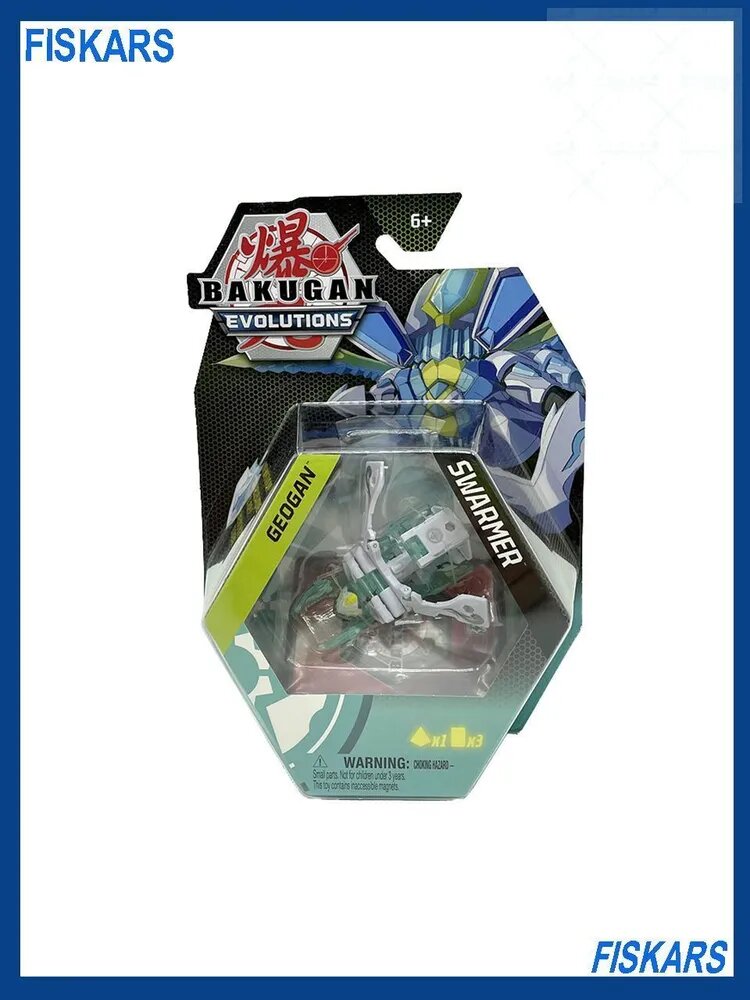 Игрушка пусковая Bakugan Геоган Swarmer 6+ для мальчиков из пластика коллекционная