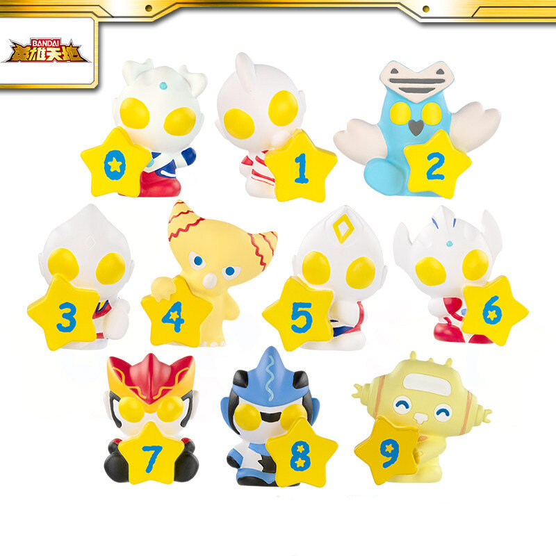 Плюшевая игрушка BANDAI Ultraman Wonderland Ultraman Cute Fingertip Doll Set 50MM