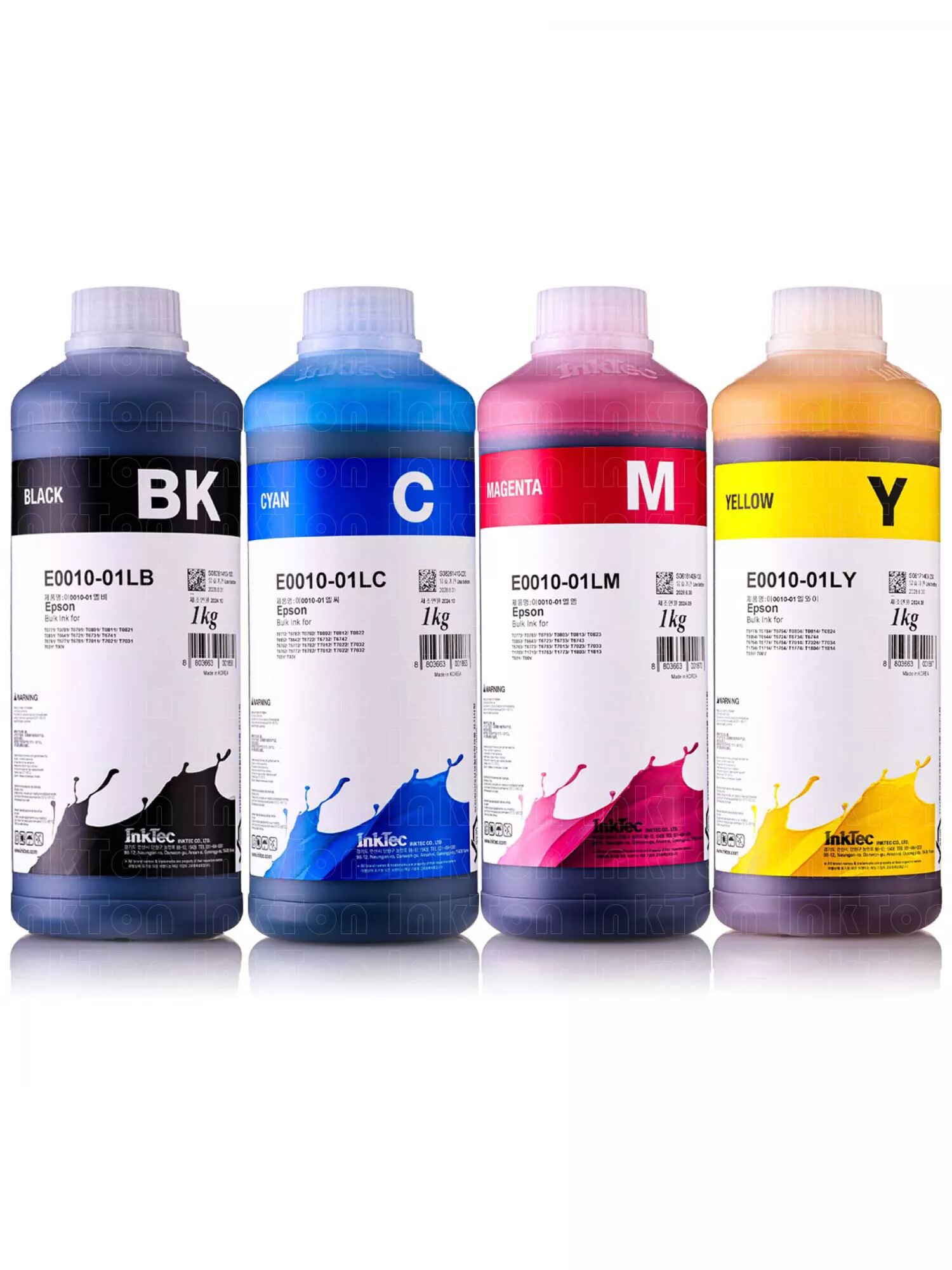 Чернила для принтера Epson 664, L100, L110, L120, L 130, L132, L200, L210, L220, L222, L300, L312, L350, L364, комплект