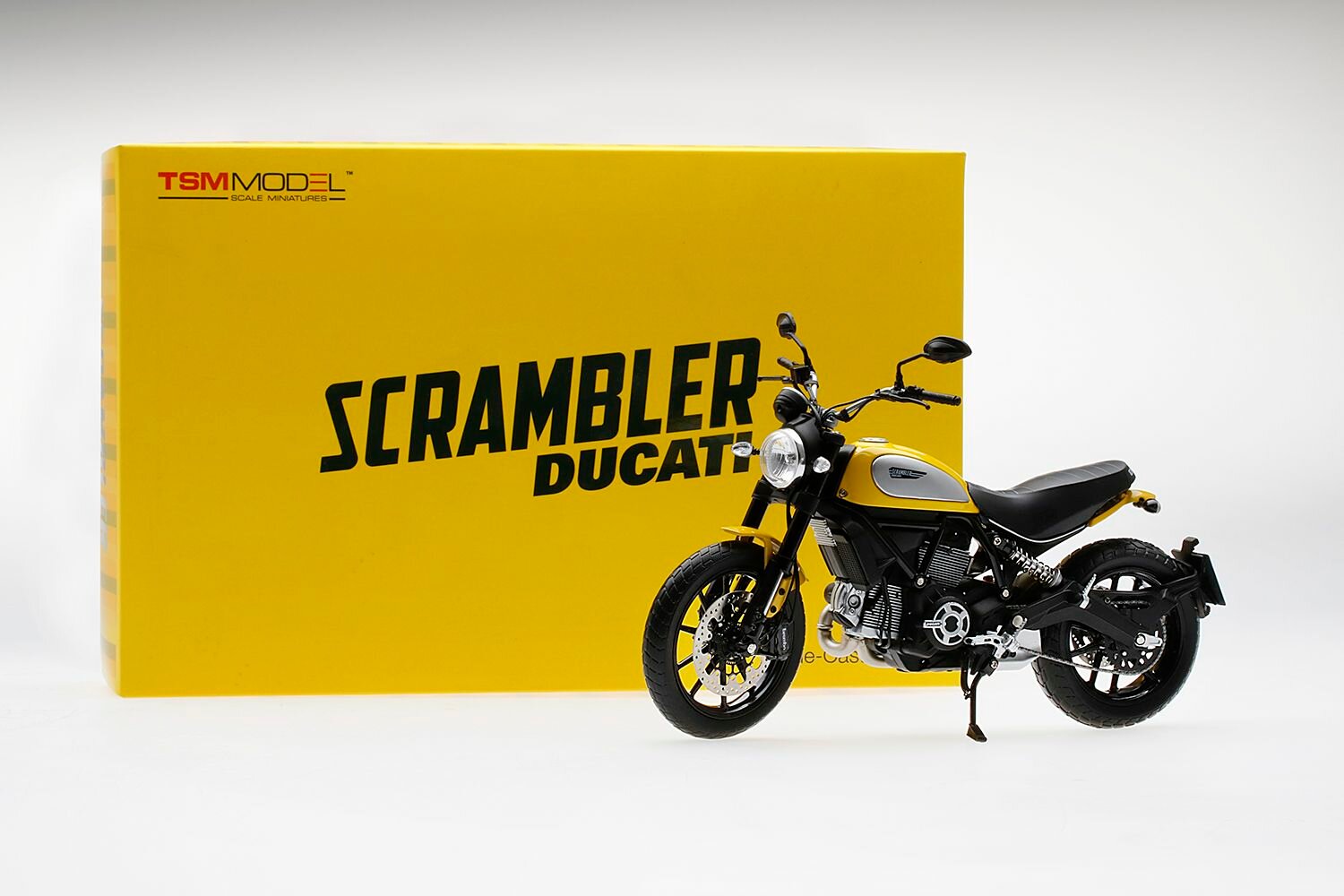 TSM MODEL Коллекционная модель мотоцикла Ducati Scrambler Classic 803cc 2015 1:12 детализированная металлическая модель в винтажном стиле