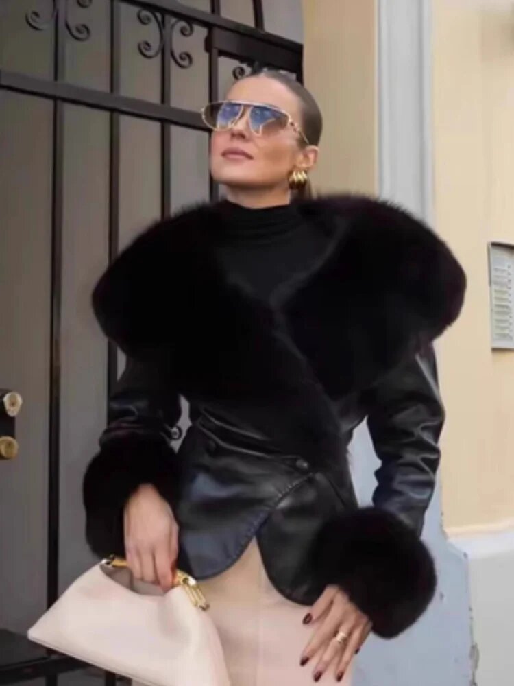 Куртка кожаная