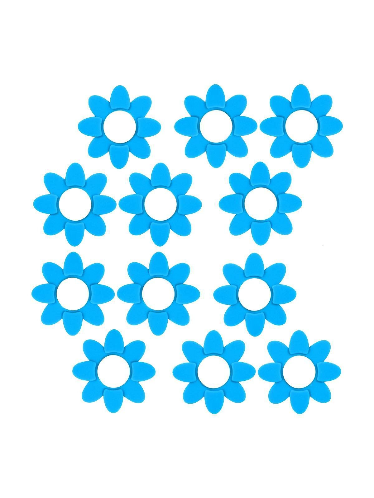 12шт Силиконовый Гаситель Теннисных Струн В Форме Цветка Теннисный Гаситель Вибрации