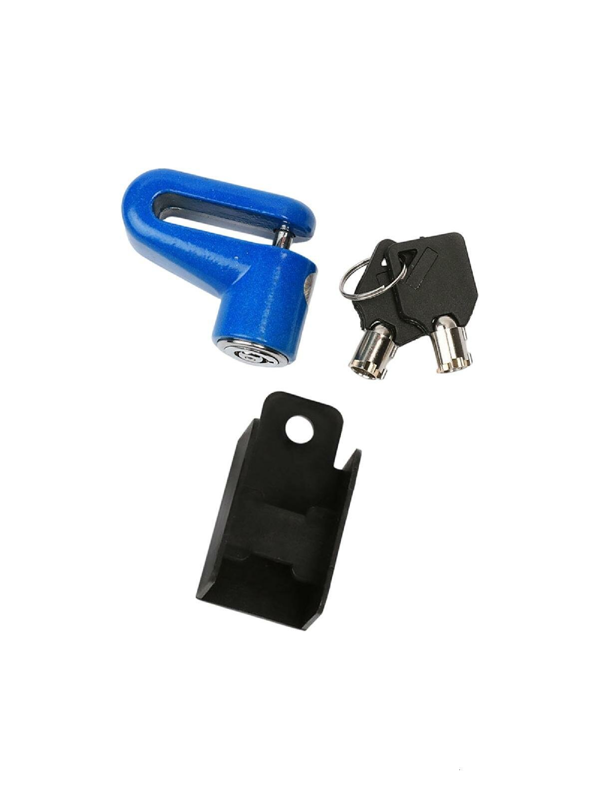 Защитный Дисковый Замок Колеса с Ключом, Навесной Замок Тормозов Горных Велосипедов, Мотоциклетные Велосипеды, Противоугонный Замок Колесных Дисковых Тормозов