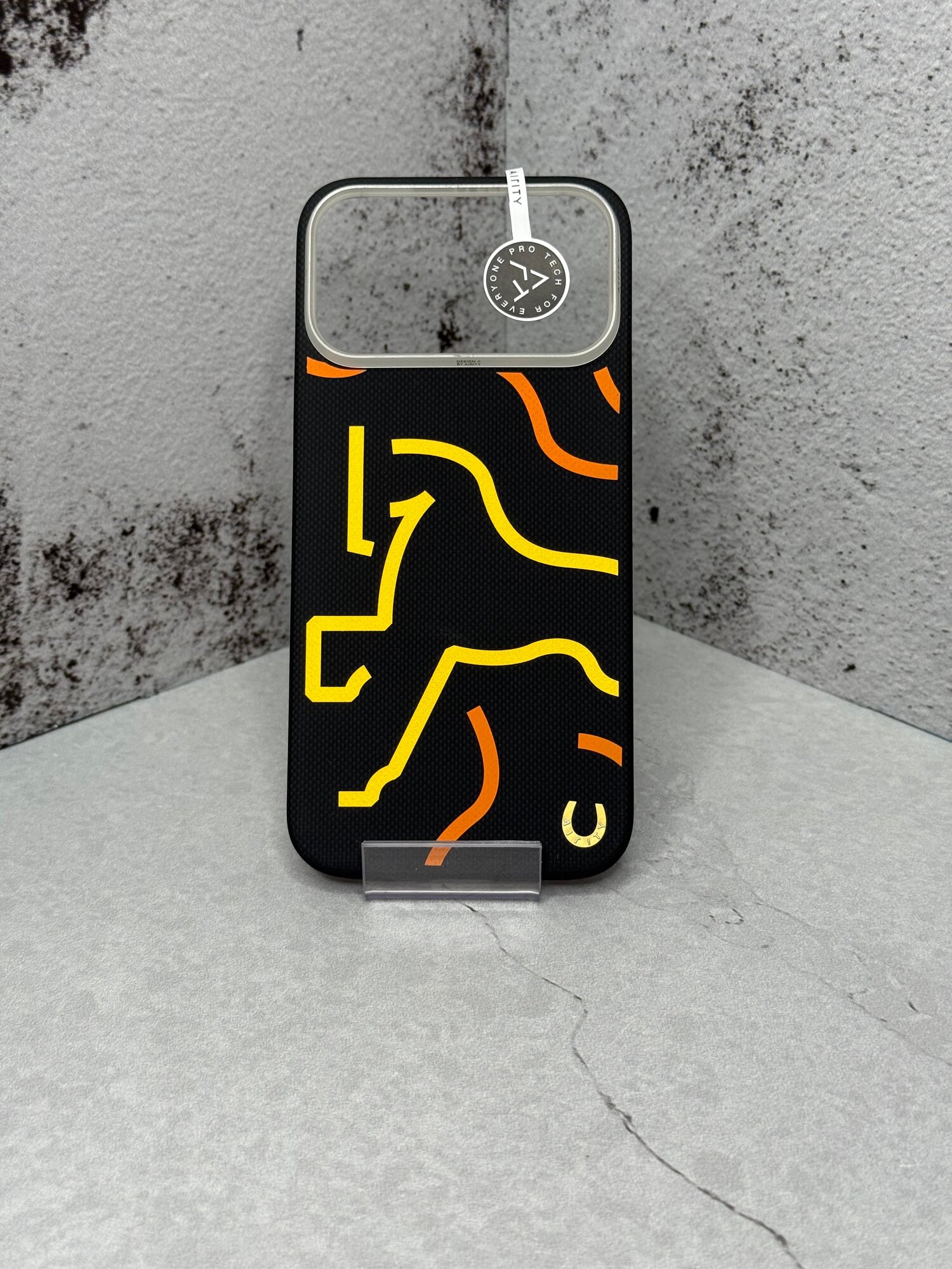 Чехол бамбуковый Airity Horse Aramid Fiber Case для iPhone 17 Pro Black
