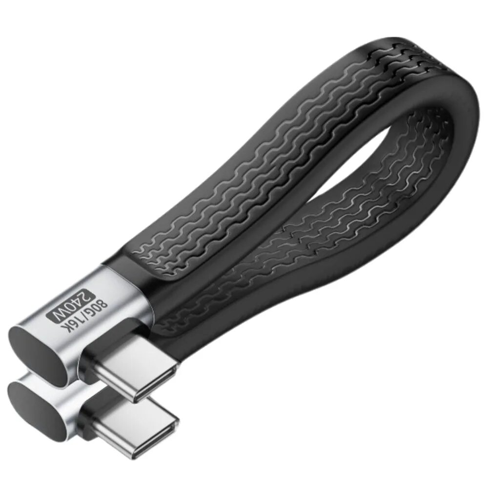 Кабель USB4.0 Type-C PD 240W, 80 Гбит/с, 8K 60 Гц, для зарядки, Thunderbolt 4, короткий, гибкий FPC-кабель для ноутбуков и мобильных телефонов