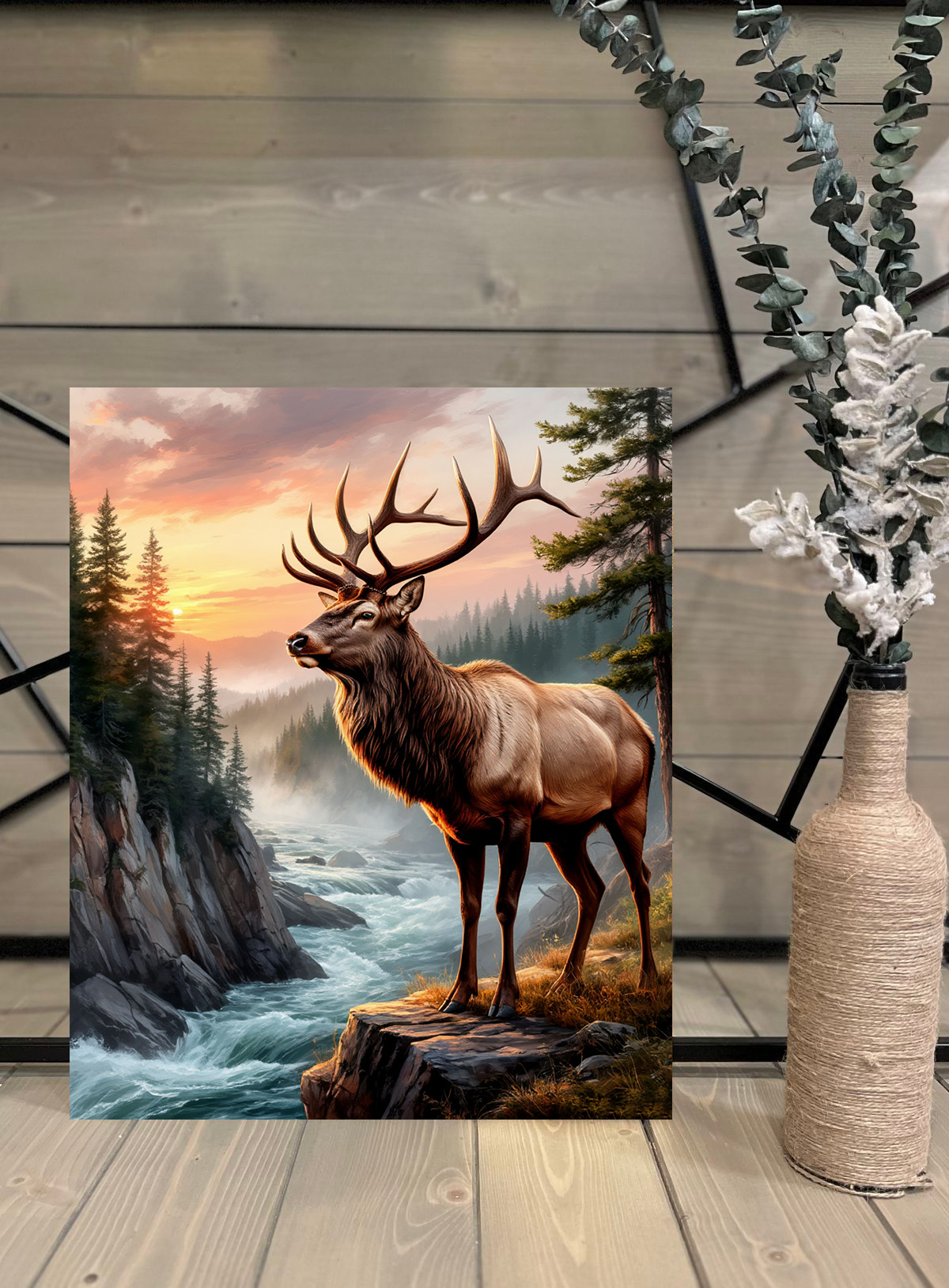 Картина по номерам Олень 40х50 см