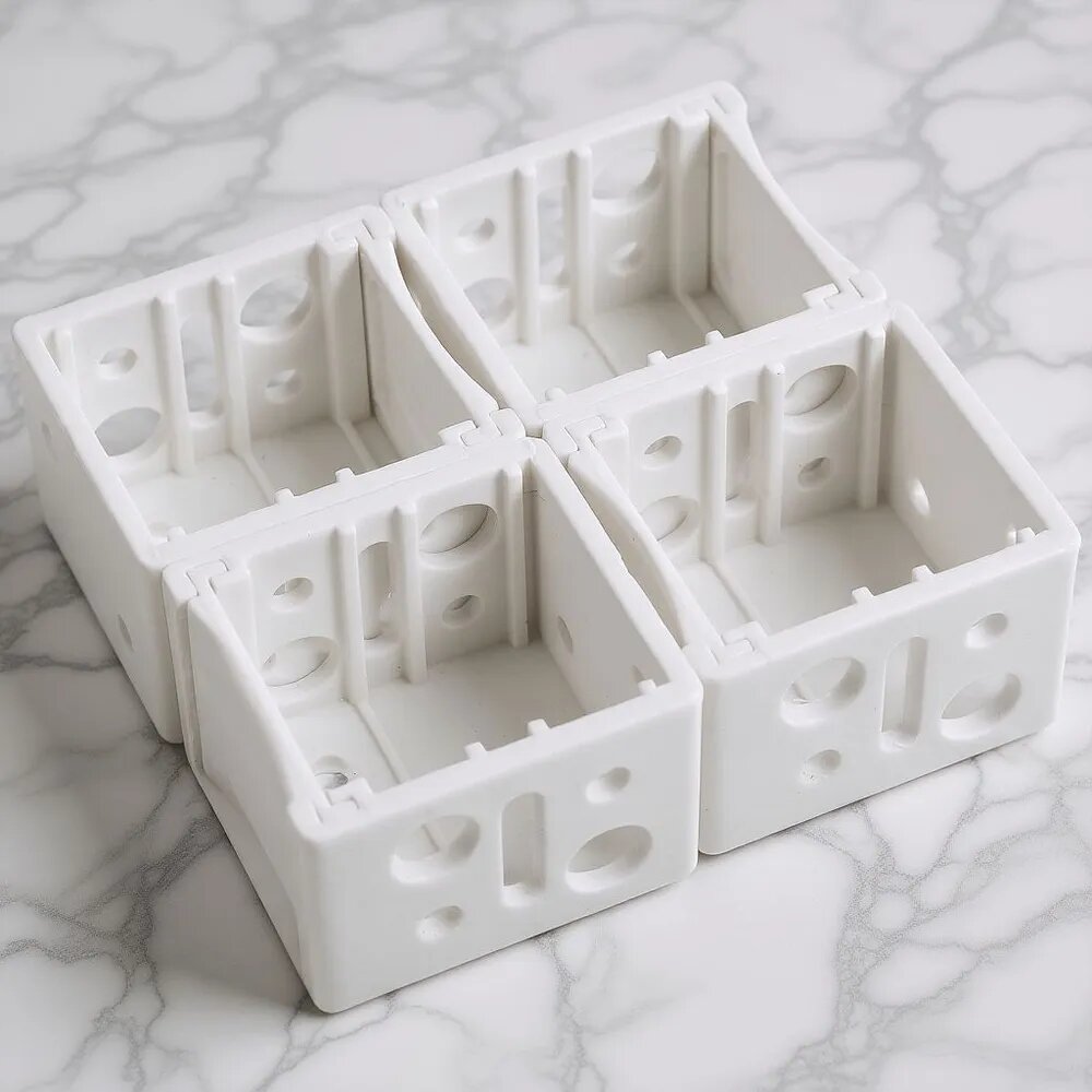 Крепления Для Жалюзи, Белый Профиль, 4 Штуки