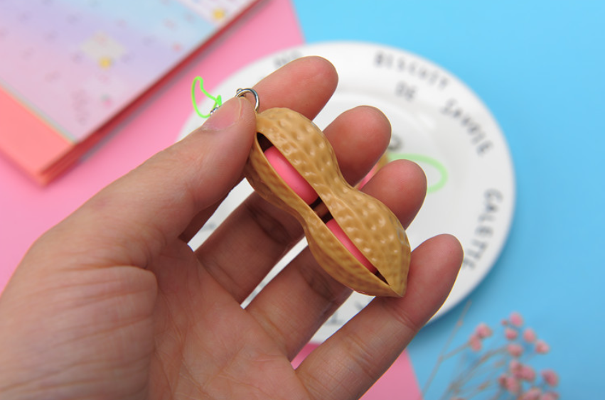 Декомпрессионная игрушка MOONBIFFY "Edamame", антистресс, 1 шт.