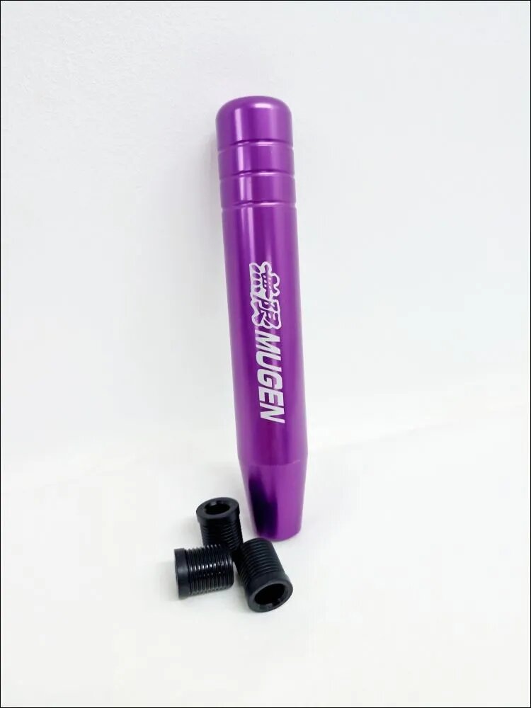 Ручка коробки переключения передач (КПП) металл длинная 17 см сиреневый - 1 шт.