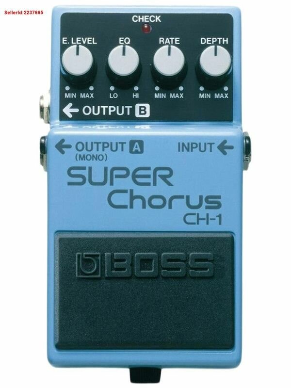 Эксклюзивная педаль эффектов BOSS CH1 Super Stereo Chorus для гитары и баса с расширенным функционалом