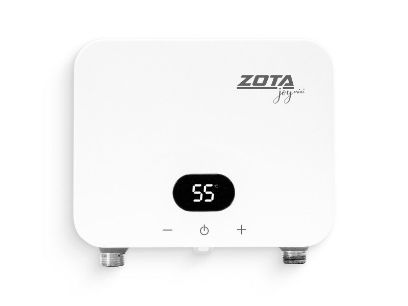 Водонагреватель электрический ZOTA JOY Mini - 5,5 white, с ж/к дисплеем, с сухим ТЭНом