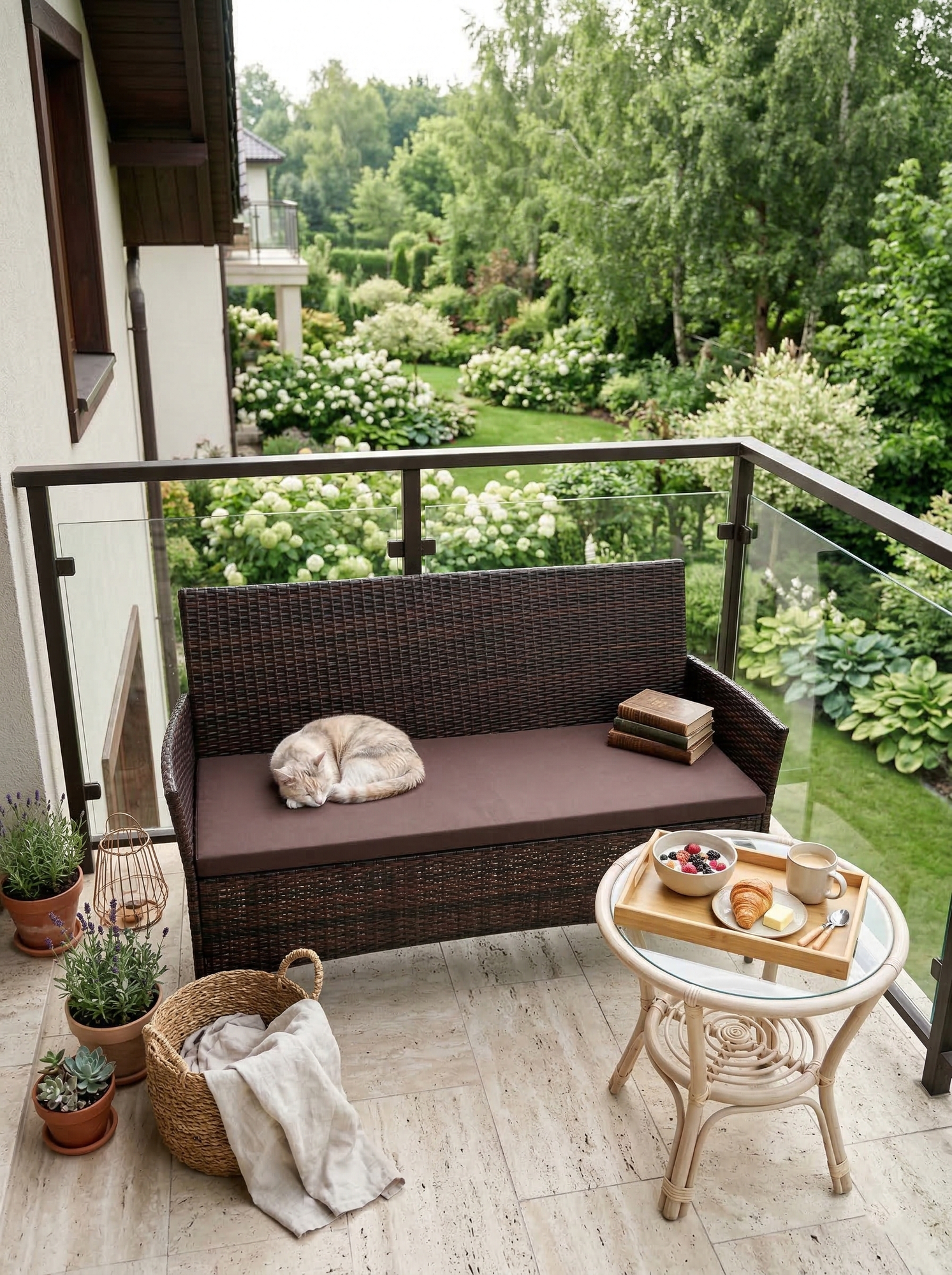 Диван 3-х местный из искусственного ротанга Киото диван-3 (Kioto sofa-3), шоколад