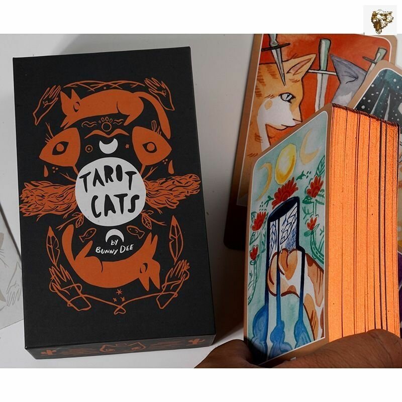 Карты Таро Кошки+ инструкцией+Подарочная коробка/Cats Tarot,78 шт