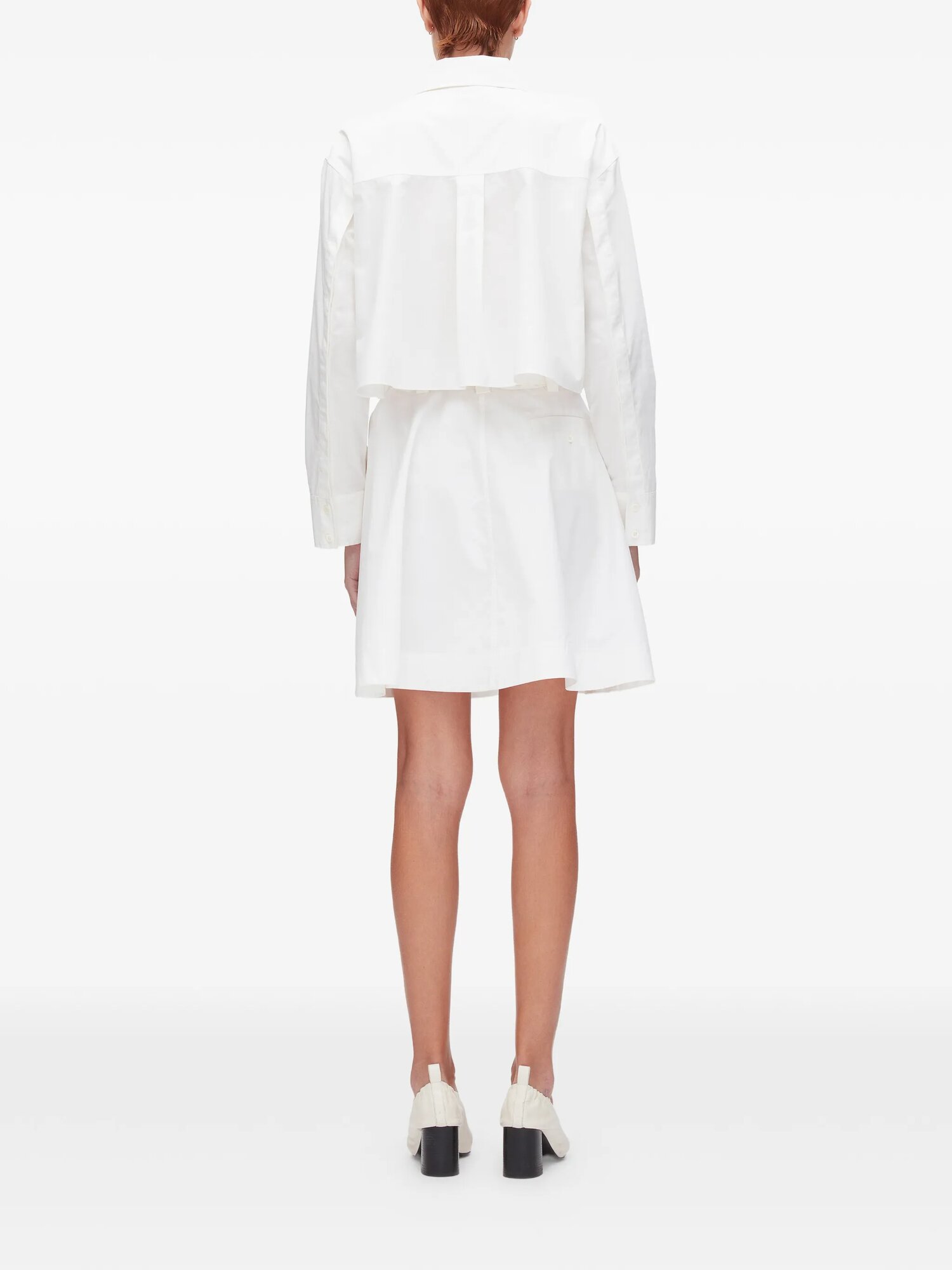 Платье 3.1 Phillip Lim, размер 0, бежевый/белый — фото 1