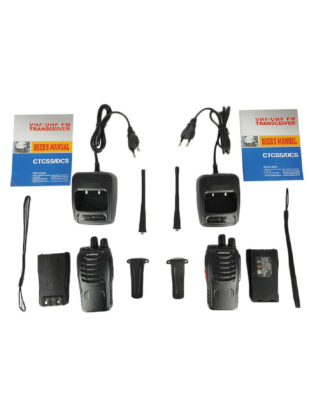 Универсальный Переговорный телефон Радиосвязи BF888S 400 ~ 470 МГц Walkie Talkie