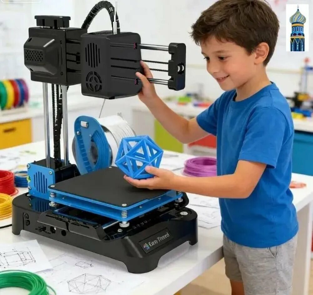 3D-принтер K7 для начинающих: безопасный, тихий, с автоматической калибровкой