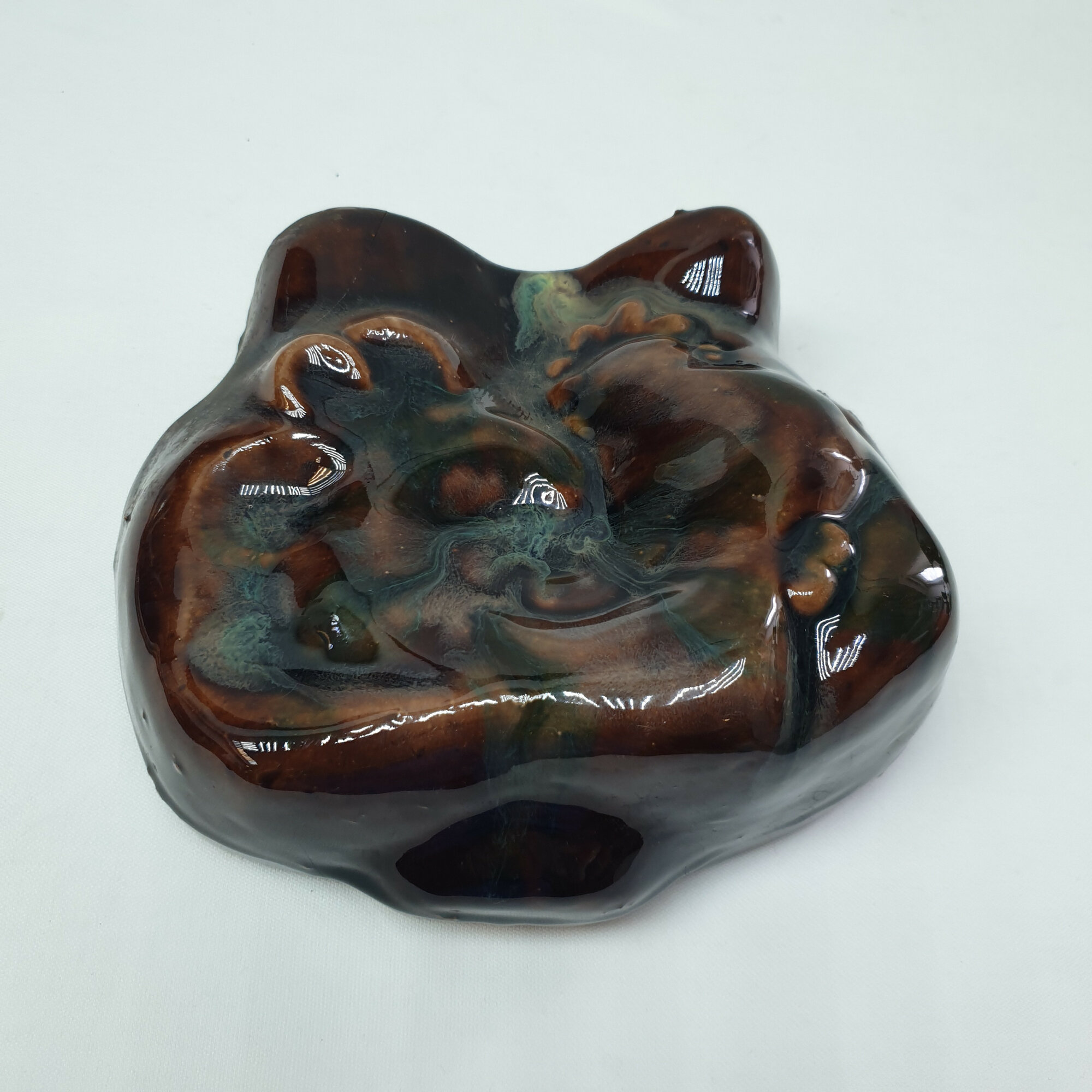 Панно кашпо керамическое СССР. Редкое, экспериментальный образец. Кувшин. Орловский завод керамики