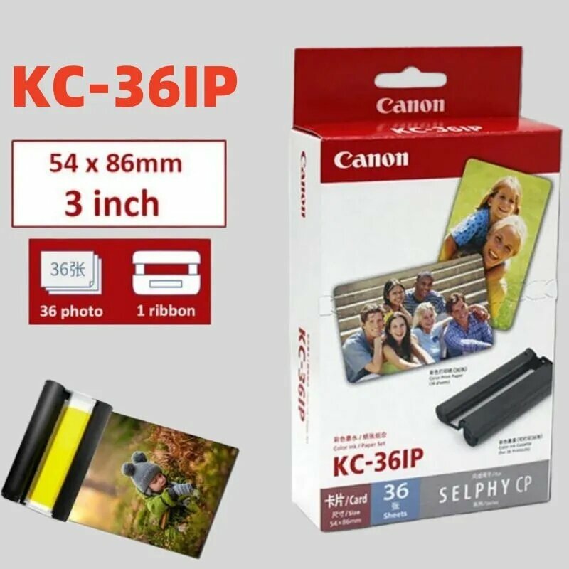 Чернильный картридж Canon KC-36IP для принтера Canon Selphy CP800 CP910 CP1200 CP1300 CP1500