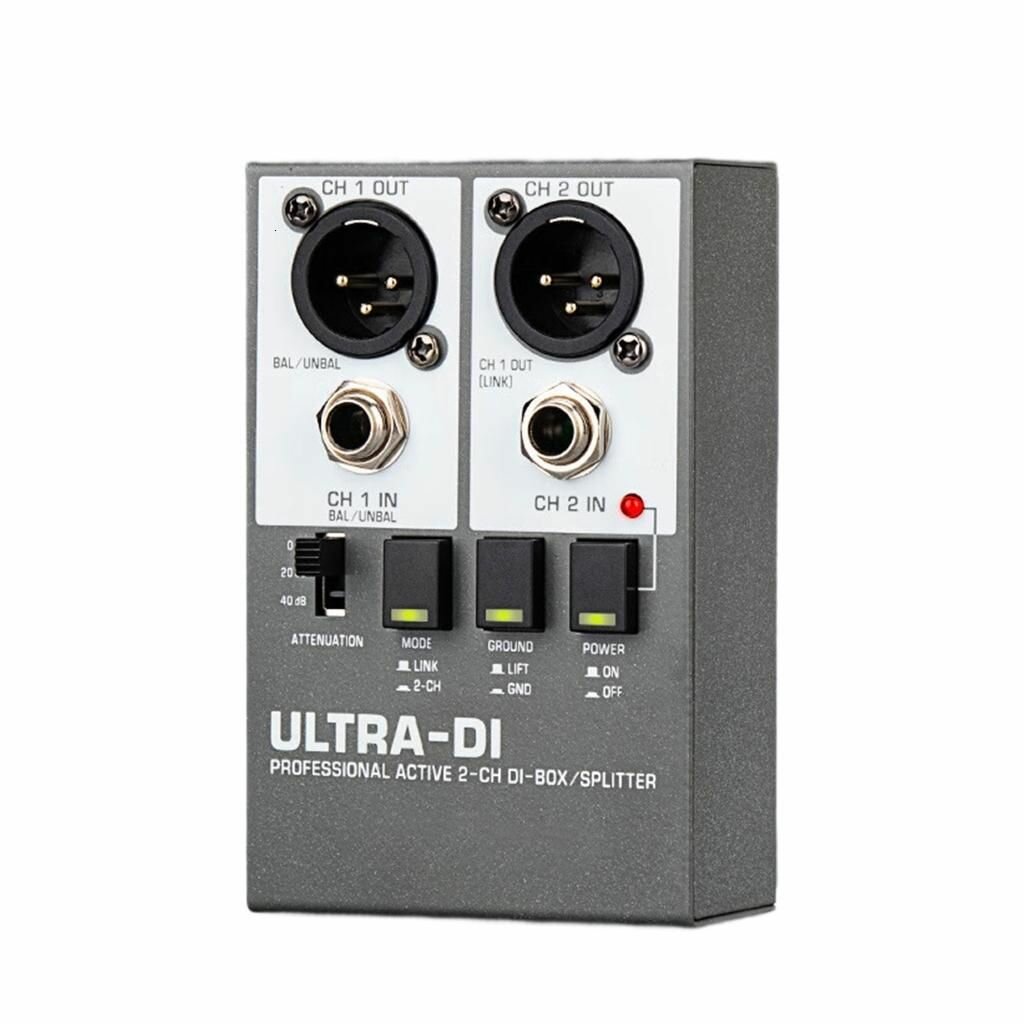 Студийный DI-бокс для инструментов и стереосистем