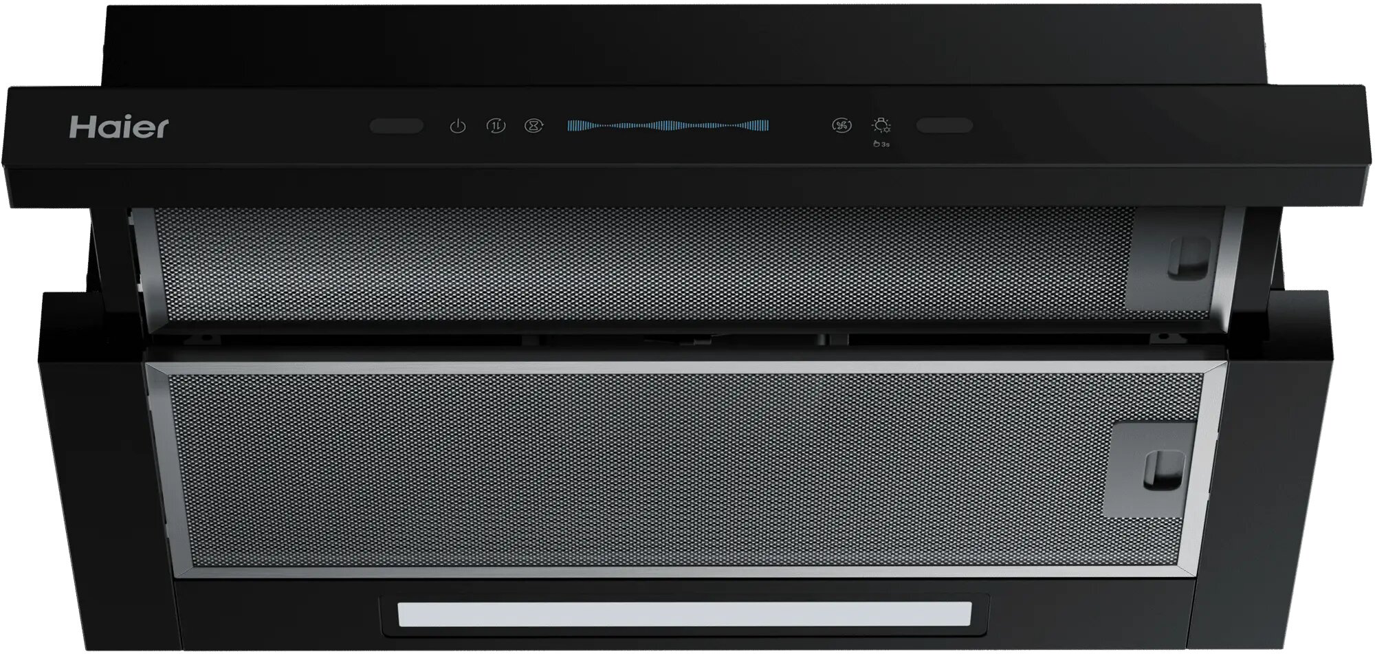 Телескопическая вытяжка Haier HVQ-S6605B, настройка освещения, управление жестами, 800м³/ч