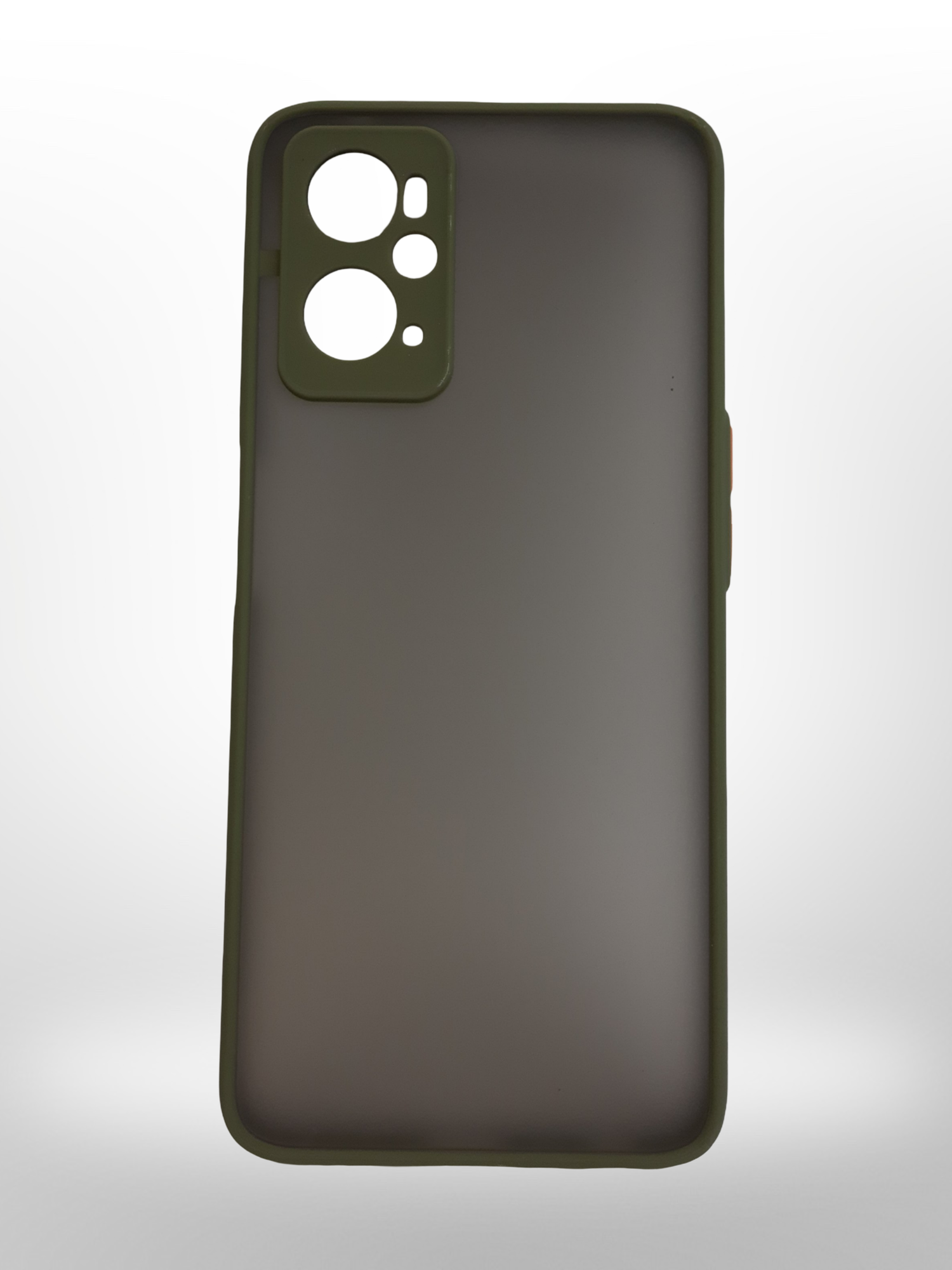 Защитный чехол-бампер для телефона Realme 9i Skin, с защитной рамкой, оливковый цвет
