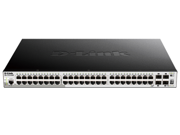 D-Link DGS-1510-52XMP/A2A PROJ Управляемый L2+ стекируемый коммутатор с 48 портами 10/100/1000Base-T и 4 портами 10GBas