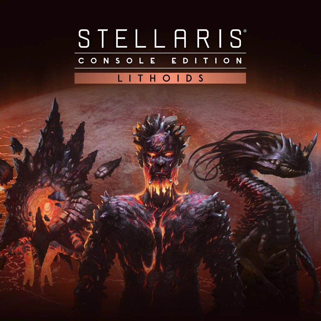 Дополнение Stellaris: Console Edition PS5 - Lithoids Species Pack, цифровое издание PlayStation 5, регион Турция / код пополнения баланса