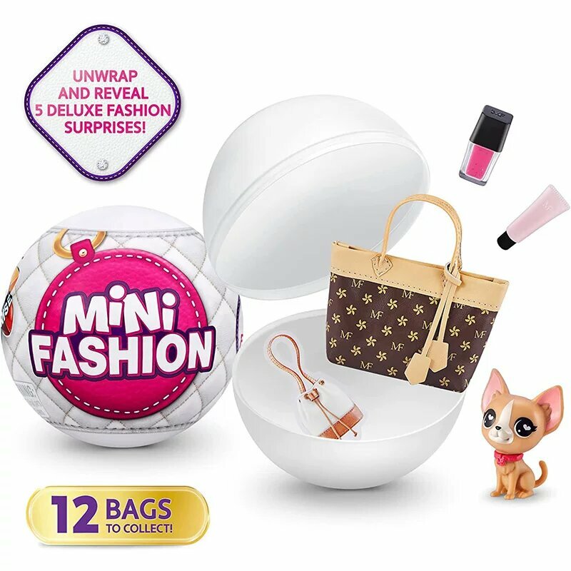 Миниатюрная игрушка-сюрприз Zuru 5 Surprise: Золотая руда (Blind Box) Модный рюкзак x1_Подлинный товар в наличии