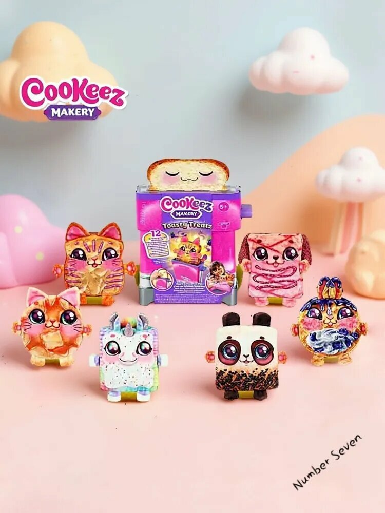 Cookeez Makery Toasty Treatz Набор инструментов Cookeez Makery Toasty Treatz Mini Squishy Friendz