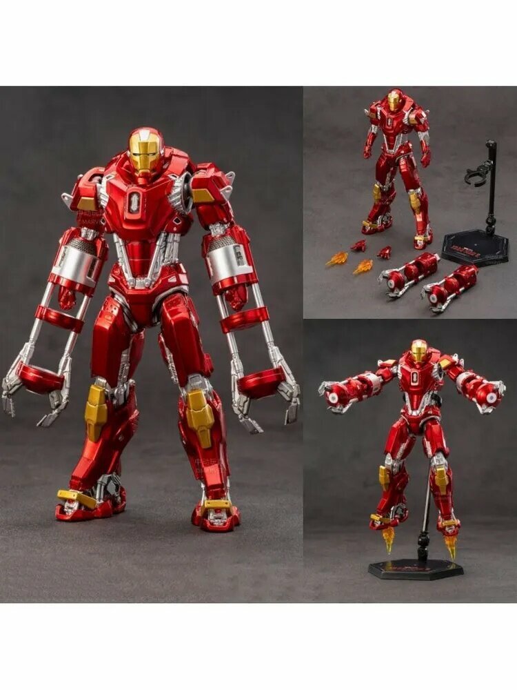 Железный человек Фигурка/ Iron Man Mark 35, Red Snapper, подвижные фигурки,18 см, ZD TOYS