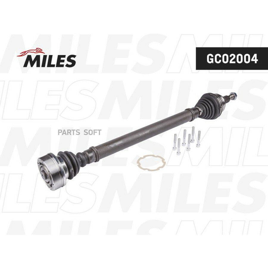 MILES GC02004 Привод в сборе AUDI A3/SKODA OCTAVIA/VW GOLF/BORA 1.9TD 96- прав. ()