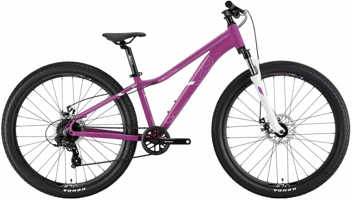 Велосипед RIDEROVER Mona 27,5" 2025 (требует финальной сборки), Цвет purple-white, Размер 13"