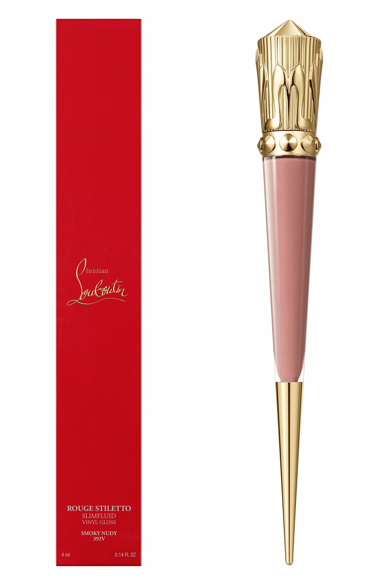 Блеск для губ Rouge Stiletto Vinyl Gloss, оттенок Smoky Nudy 392V Christian Louboutin