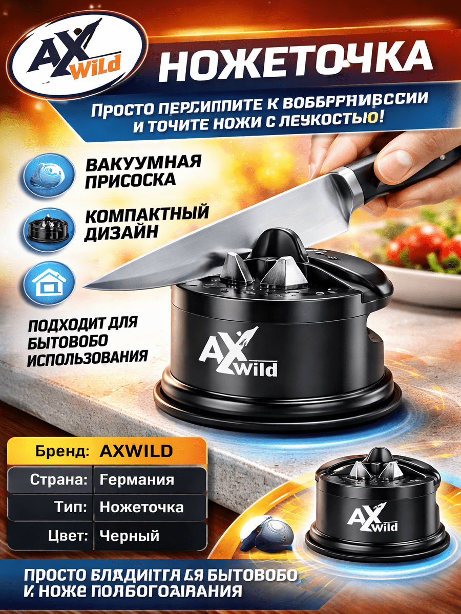 Точилка для ножей Axwild настольная