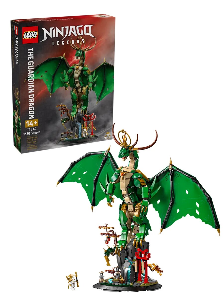 Конструктор LEGO Ninjago "Дракон Хранитель" 71847, для детей от 14 лет, 1650 детали