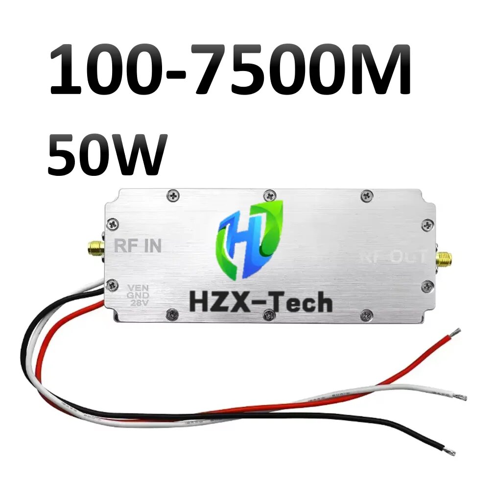 Модуль усилителя мощности HZX-Tech 100-7500M 50W, Цвет: 2300-2500