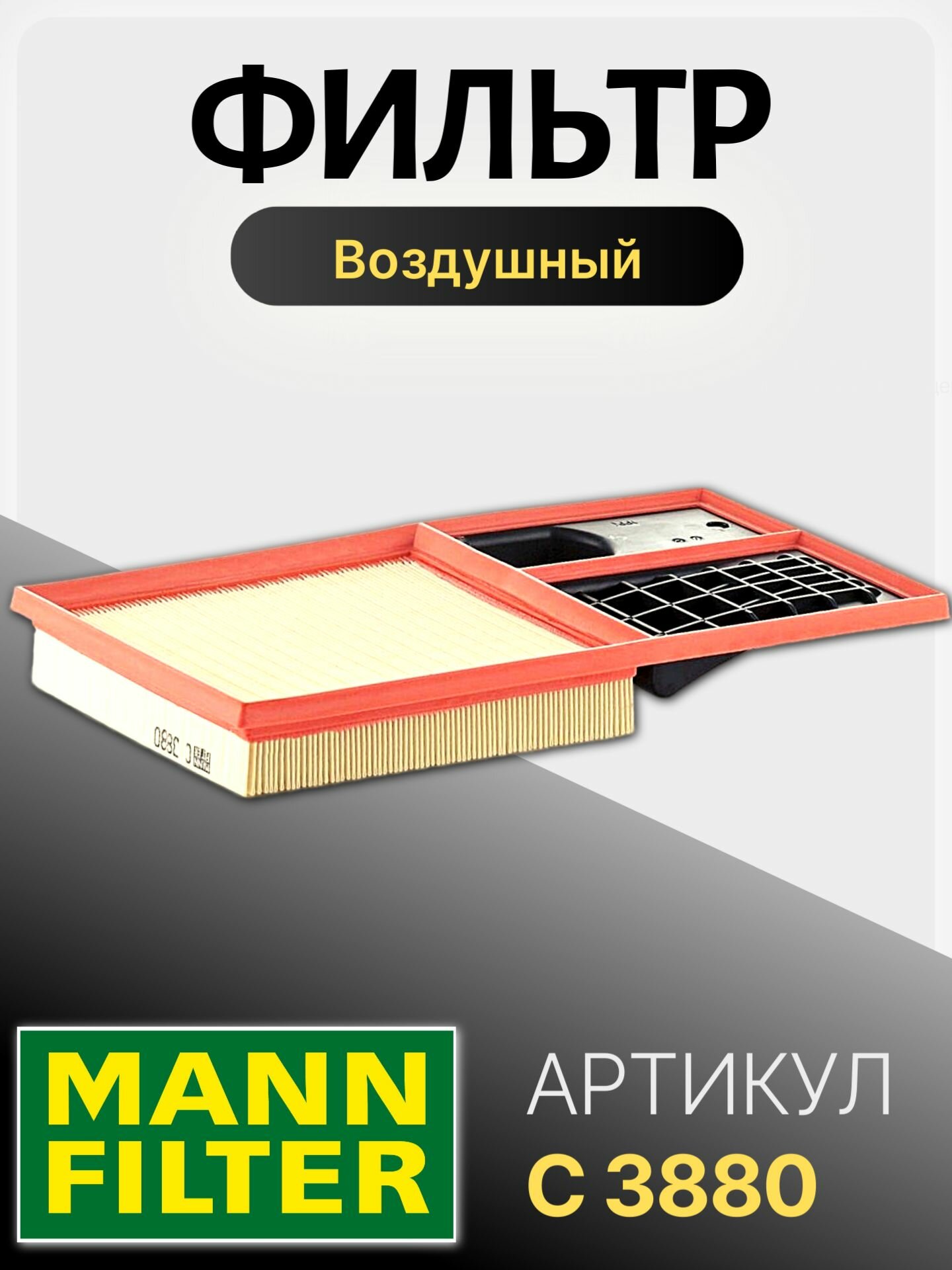 Воздушный MANN-FILTER C 3880 — фото 1