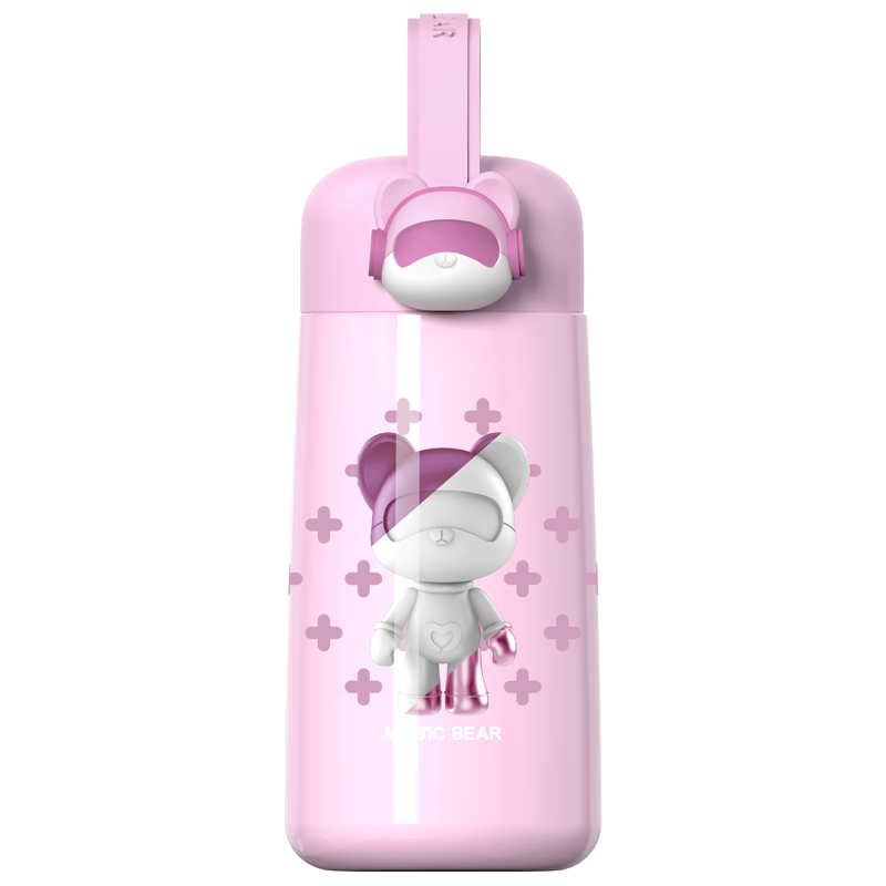 AIKESI Magic Bear Trend Sound Нержавеющая Сталь Термос 270 мл Розовый