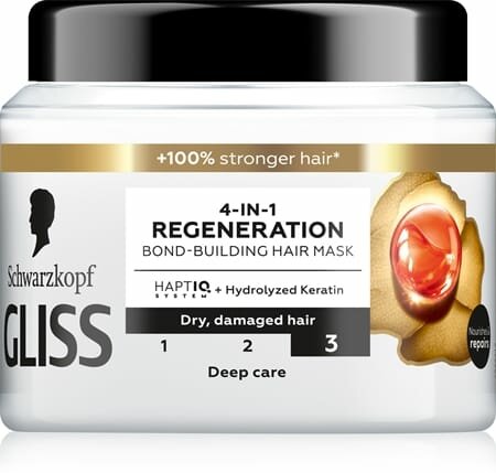 Маска для волос schwarzkopf gliss total repair, для женщин, 400 мл