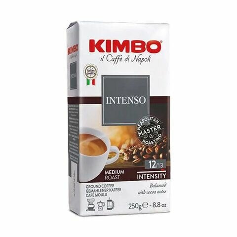 2 шт. Кофе молотый KIMBO "Aroma Intenso", 250 г, италия