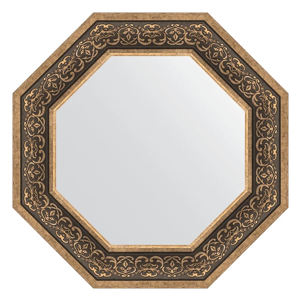 Зеркало Evoform Octagon BY 7378 64 64 см, серое, зеркало настенное в ванную