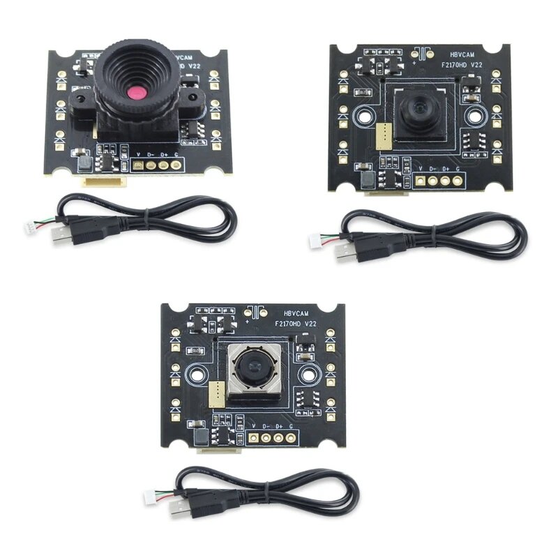 Вебкамера HBVCAM F217CHD V22 2Мп, 86 degree autofocus