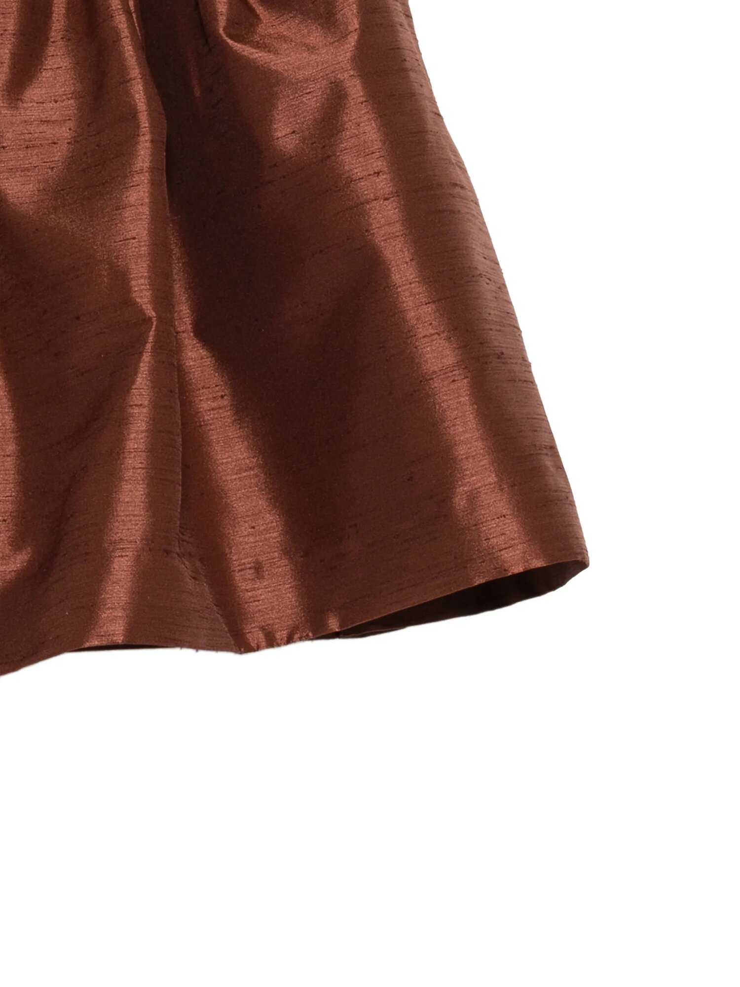 Юбка SHUSHU/TONG Pleated slub-texture skirt, размер 6 — фото 1