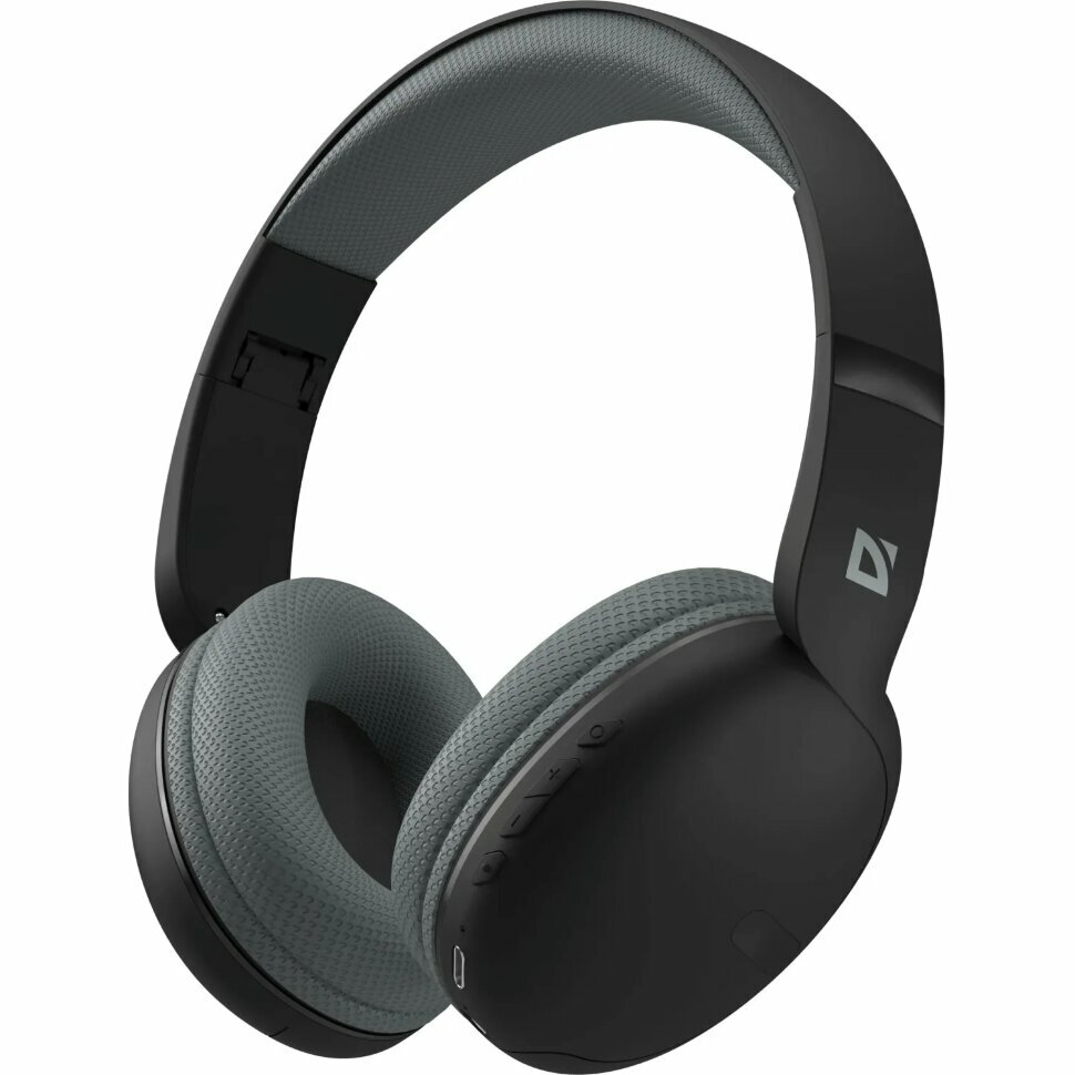 Наушники Defender FreeMotion B480 черный, микрофон, Bluetooth, 2487938