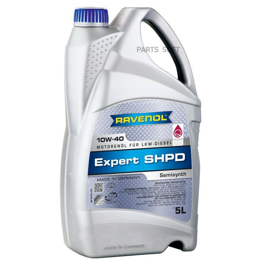 РР°СЃР»Рѕ РРѕС‚рѕсђрѕрѕрµ RAVENOL Expert РРѕР»СѓСЃРёРЅС‚РµС‚РёС‡РµСЃРєРѕРµ 10W-40 CI-4/SL 5Р». от официального дистрибьютора, RAVENOL, артикул 4014835725850