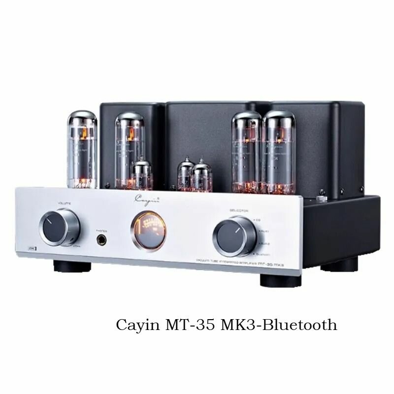 Ламповый усилитель мощности Cayin MT-35MK3HiFi, 36 Вт +36 Вт, вакуумный ламповый усилитель с vu-метром, Bluetooth
