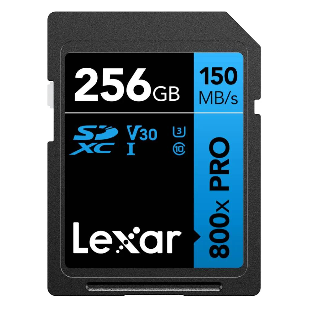 Карта памяти Lexar SDXC 256GB Professional 800x PRO UHS-I U3 V30