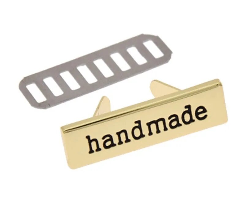 10 штук 36*10 мм Ручной работы handmade Металлические бирки